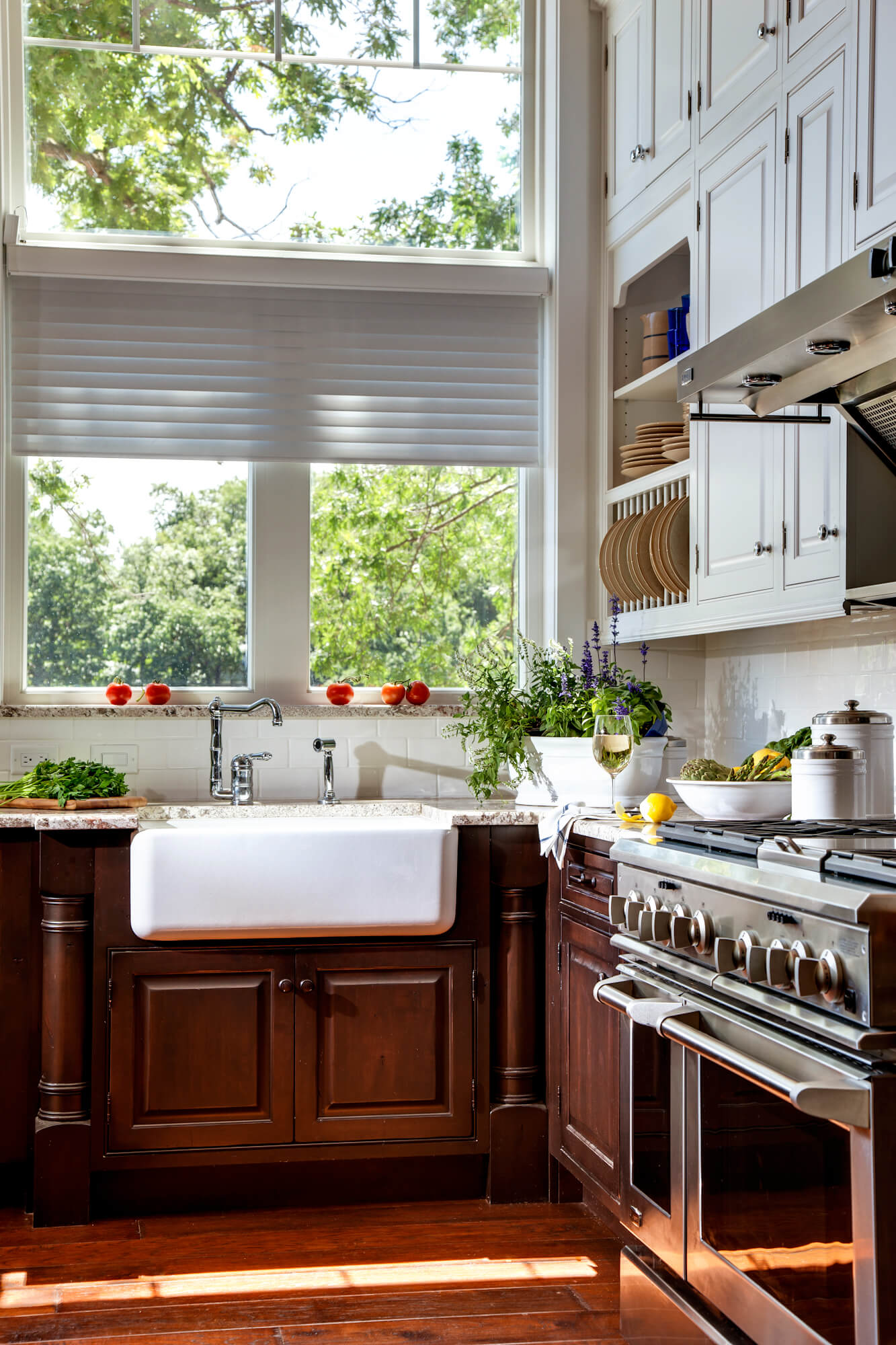 Kim Hoegger Home Lake House Kitchen - Dura Supreme Cabinetry