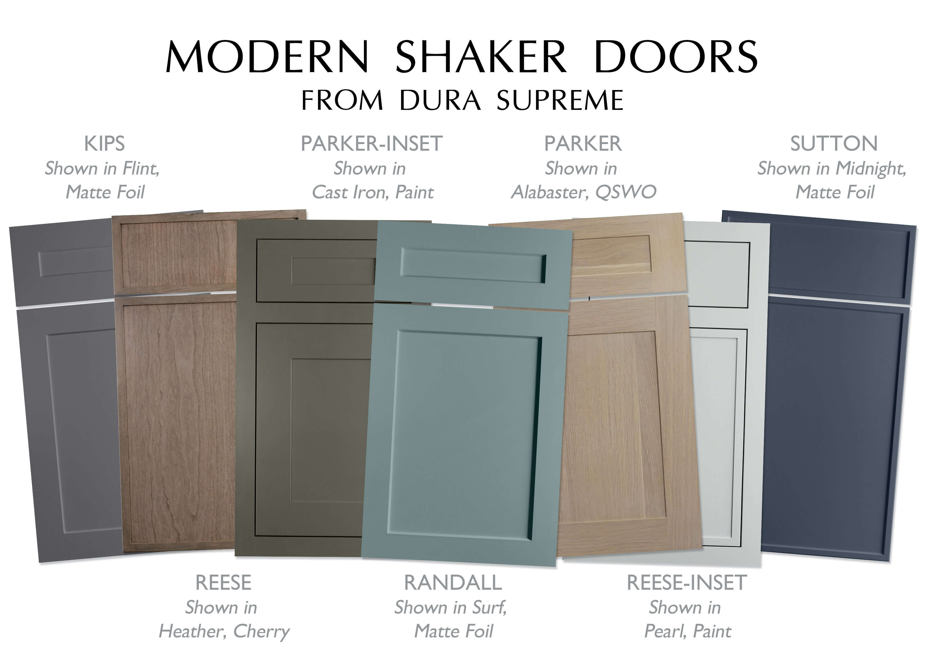 Dura Supreme’s Modern Shaker Door Styles are a Trending Evolution to ...